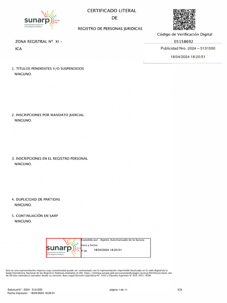 Constitución de ICA Chickens S.A.C. | PDF | Derecho Civil (Common Law)