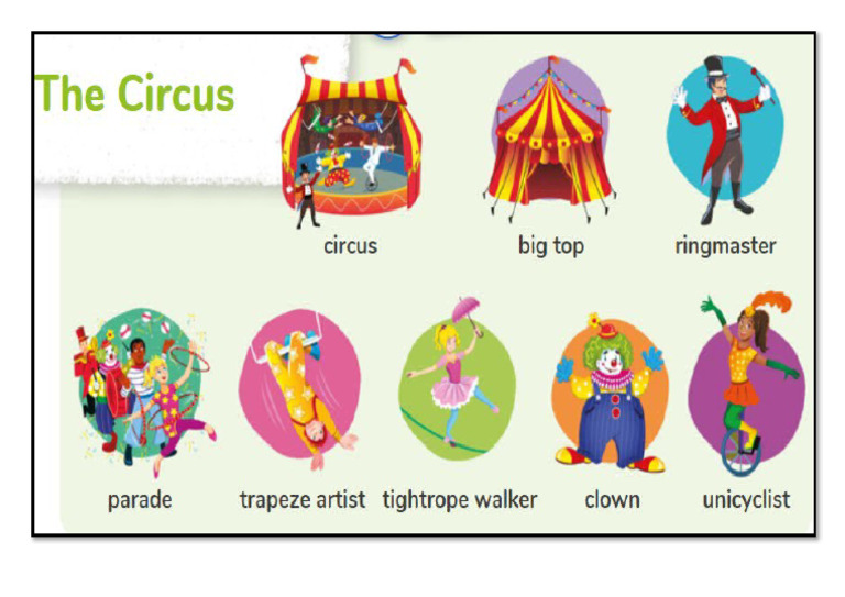 Vocabulary The Circus Sixth | PDF