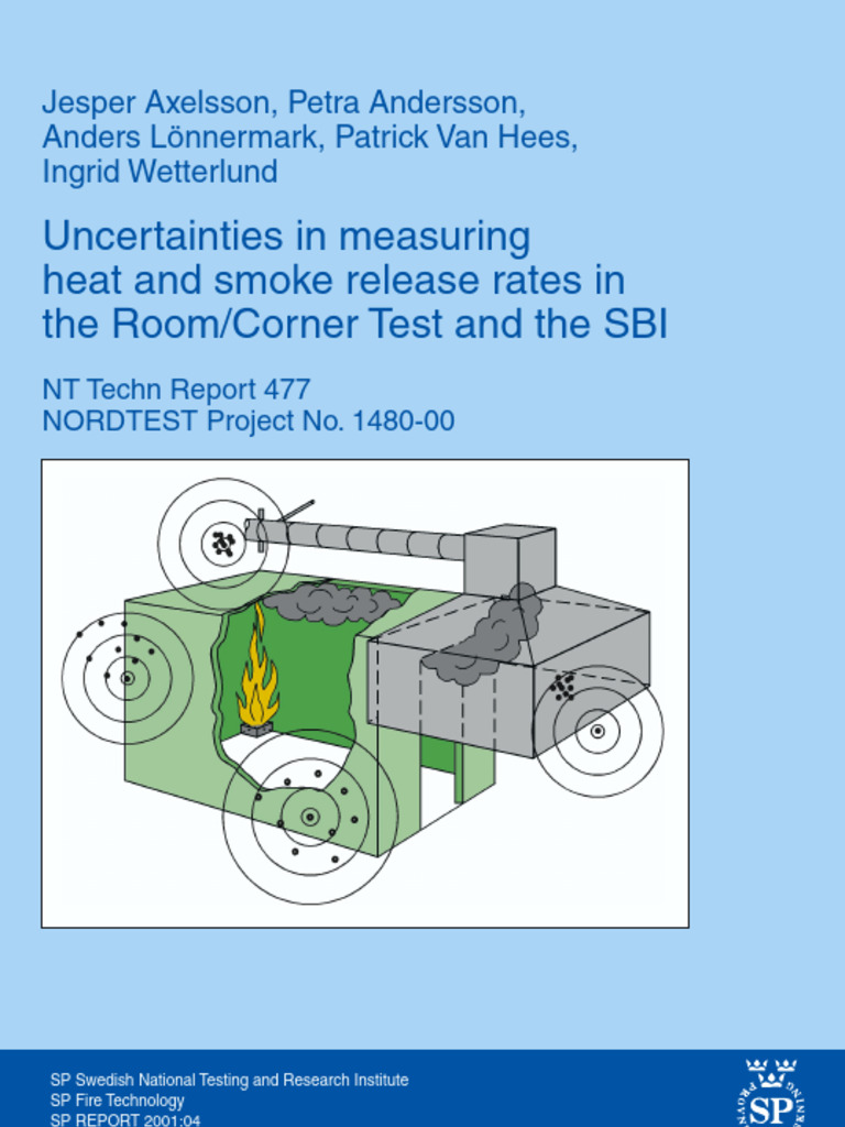 Uncertainties in Measuring Heat and Smoke Release Rates in The ...