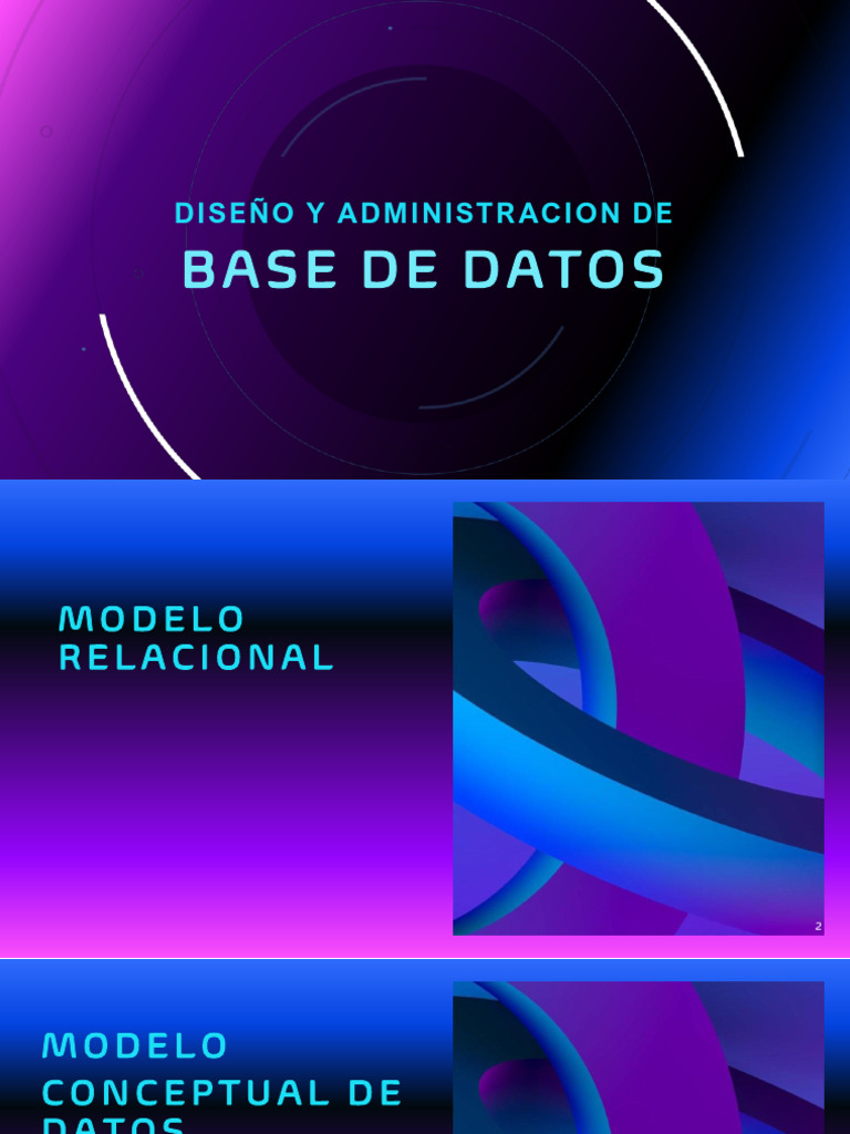 Adm de BD - C3 | PDF | Bases de datos | Base de datos relacional