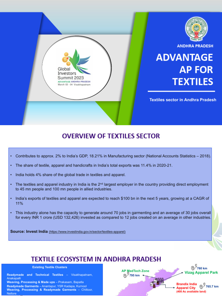 Advantage-AP Industry-Meet Textiles | PDF | Textiles | Textile Industry