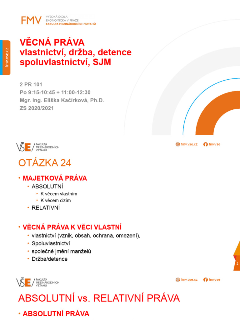 8._prednaska_vlastnictvi_SJM_2023 | PDF