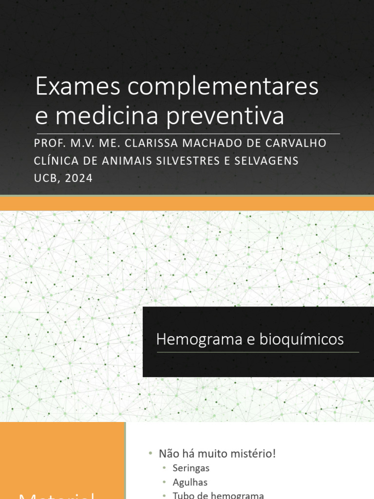 5.1. Exames Complementares e Medicina Preventiva | PDF | Urina | Especialidades médicas