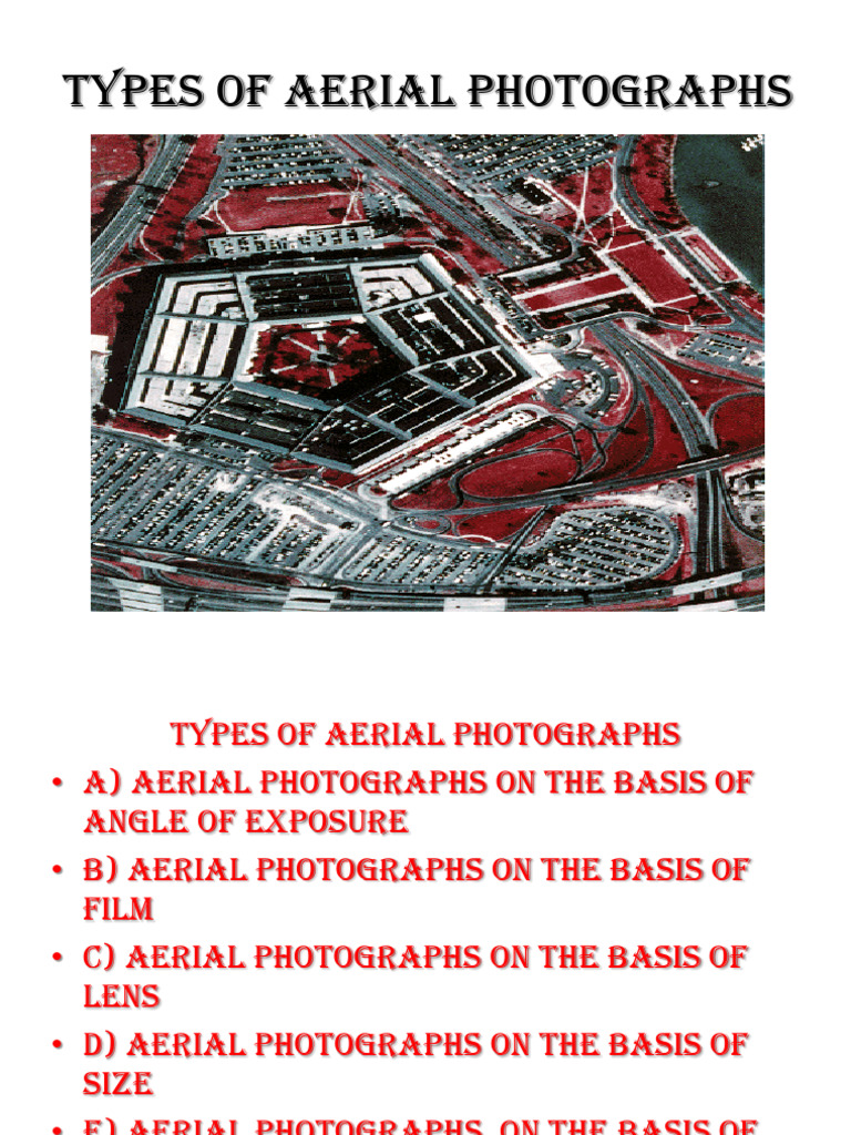 Aerial Photography Types Guide | PDF | Aerial Photography | Camera Lens