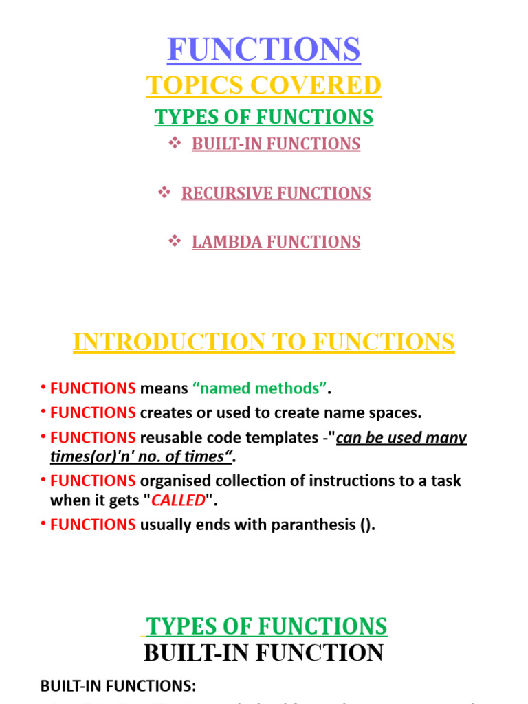 Functions | PDF | Anonymous Function | Function (Mathematics)
