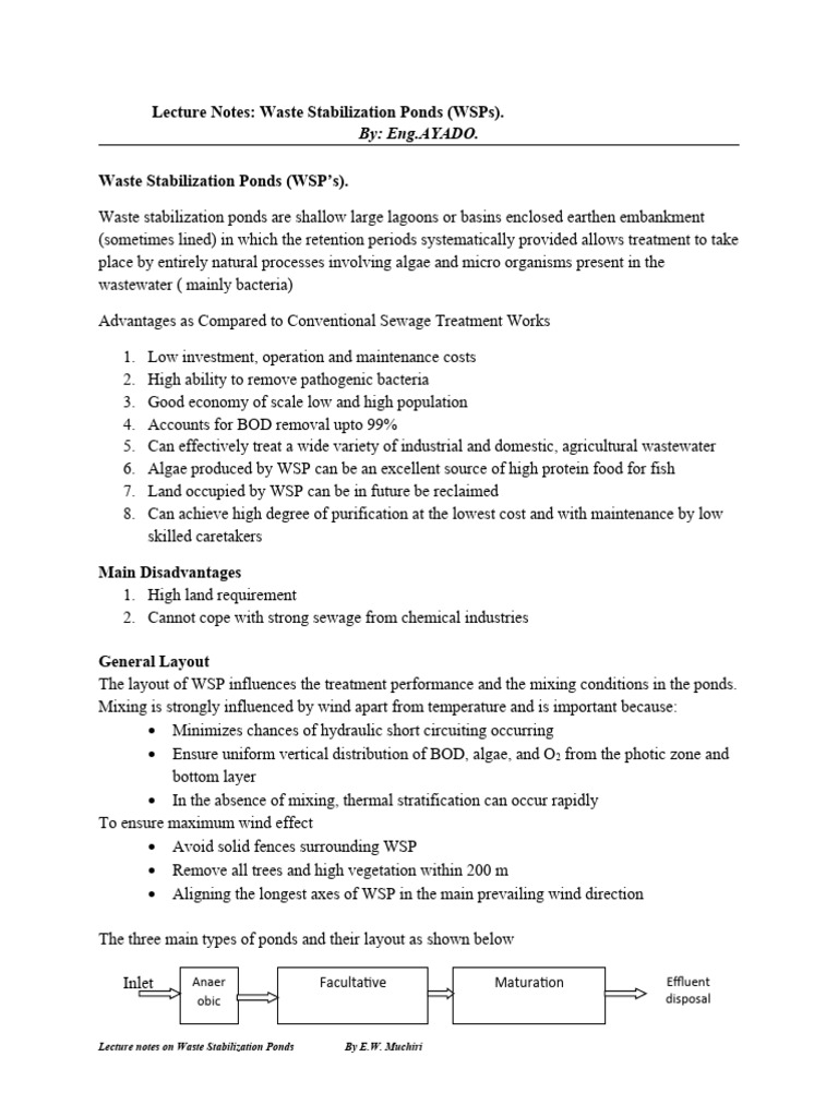 5 Waste Stabilization Ponds | PDF | Anaerobic Digestion | Water