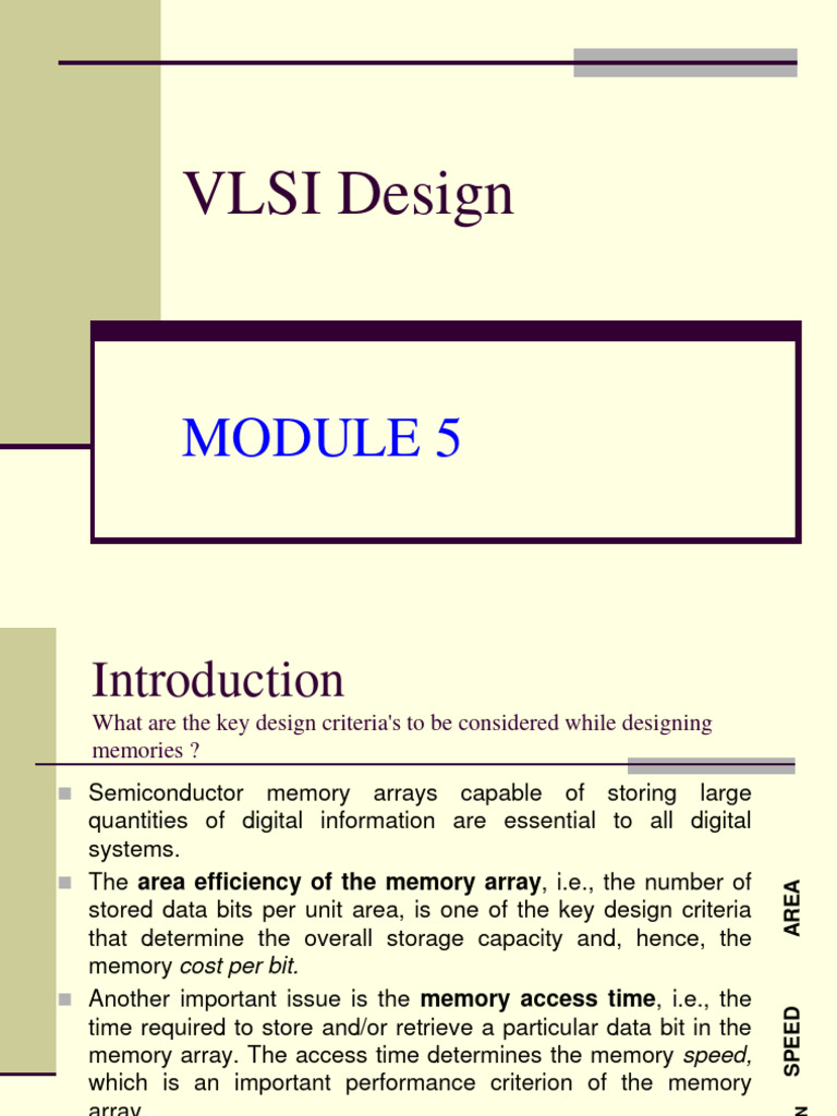 Module 5 | PDF | Random Access Memory | Computer Memory