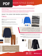 Anatomy of Jeans Components | PDF | Seam (Sewing) | Sewing