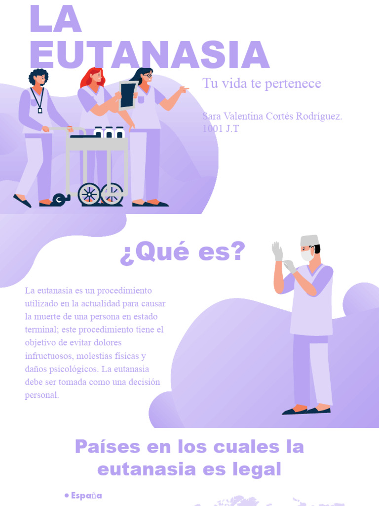 La Eutanasia | PDF | Medicina | Causas de la muerte