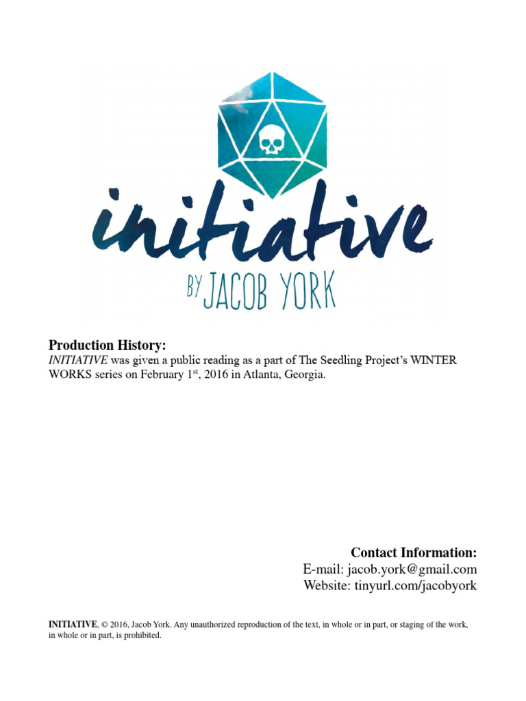 Initiative - Sample | PDF | Dwarf (Dungeons & Dragons)