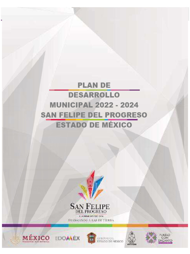 San Felipe Progreso PDM 2022-2024 | PDF | México | Planificación