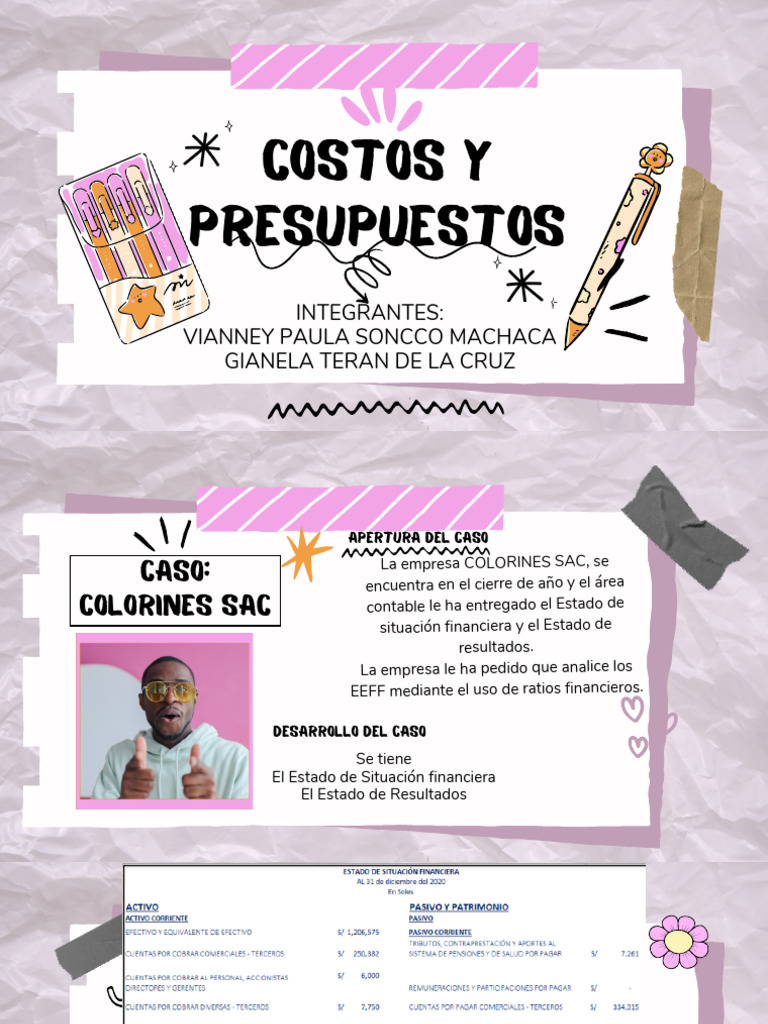 AA4-colorines - Costos y Presupustos | PDF | Capital de trabajo | Business