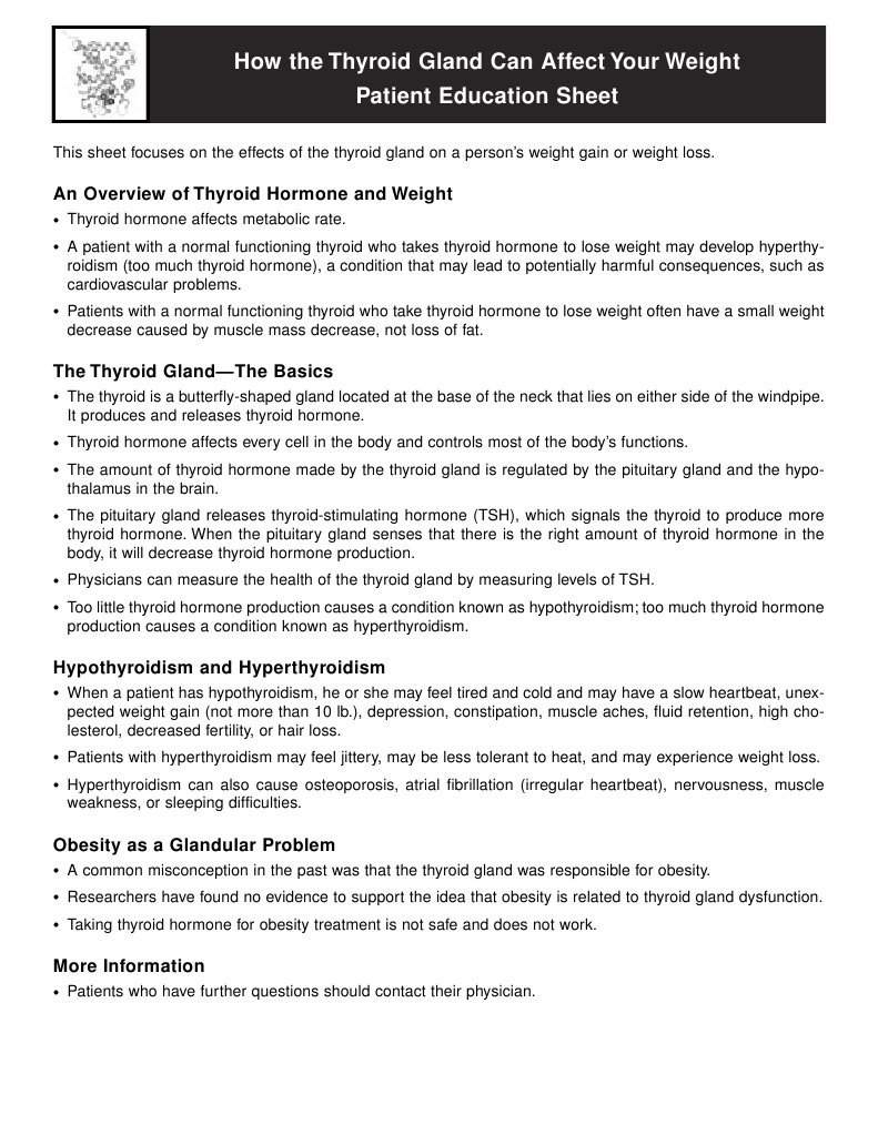 Thyroid Hormone E07 | PDF