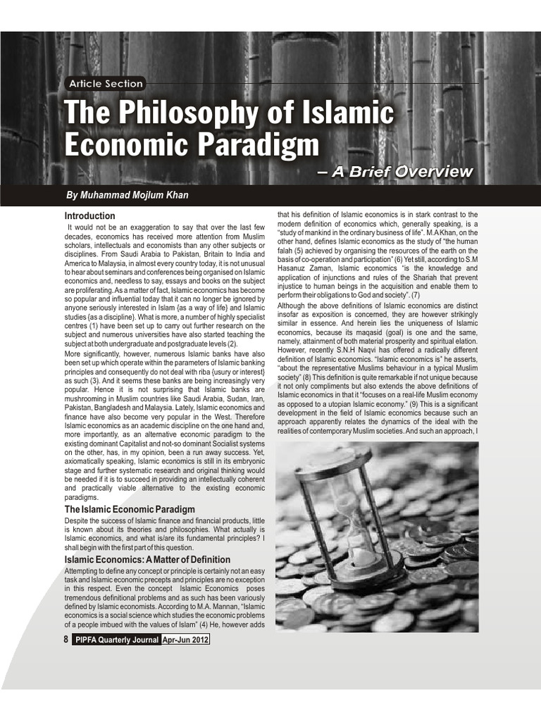 The Philosophy of Islamic Economic Paradigm | PDF | Tawhid | God