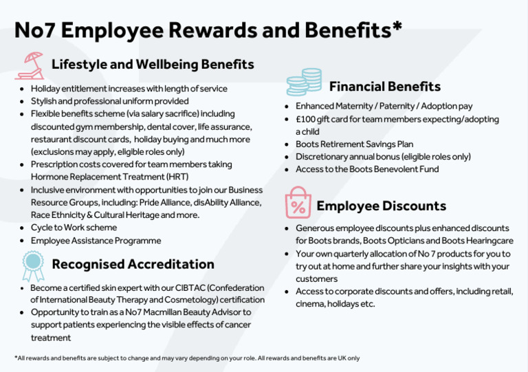 No7 Benefits UK | PDF | Employee Benefits