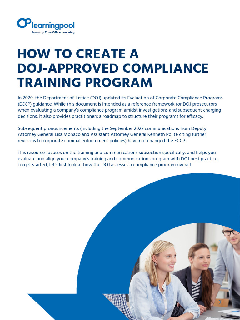 How To Create DOJ Approved Compliance Training 23 PDF 1685062722 | PDF ...