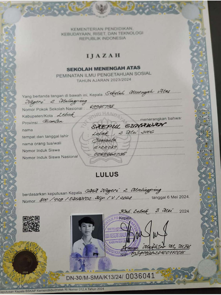 Ijazah Saepul | PDF