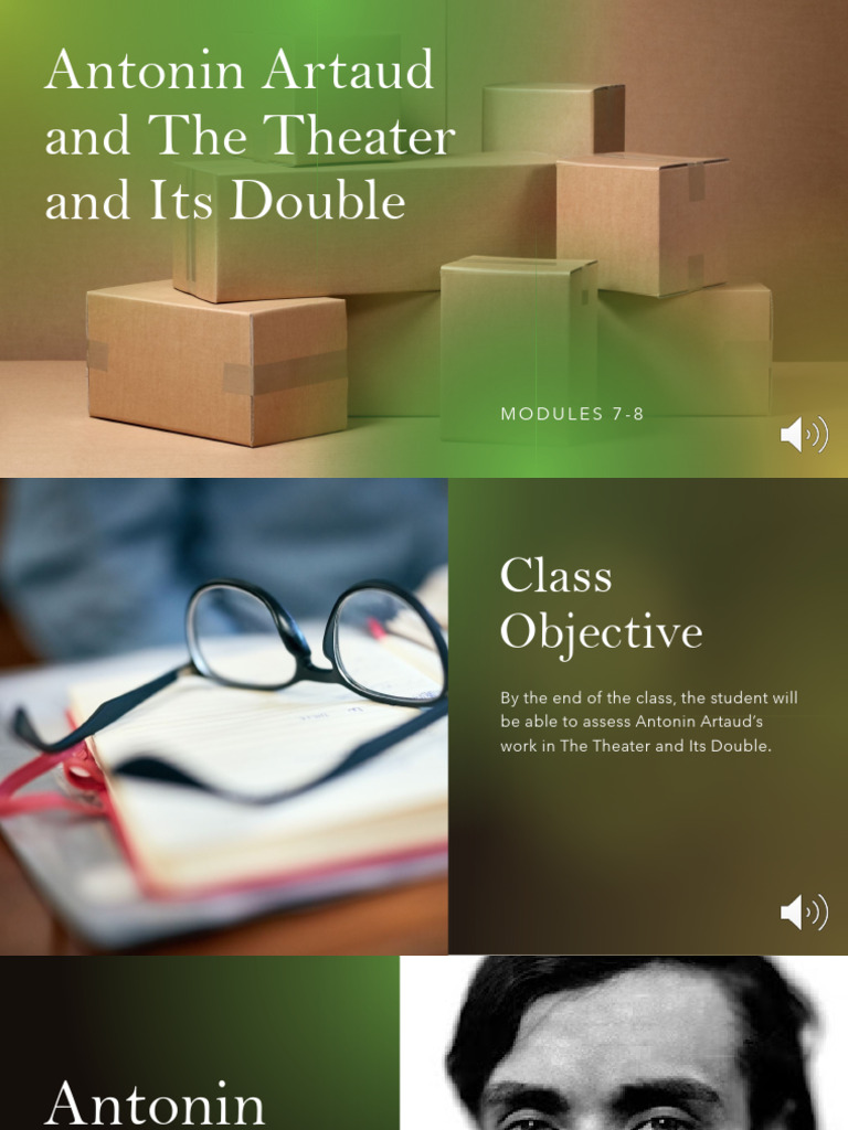 Modules 7-8 Artaud and The Theater and Its Double | Download Free PDF ...