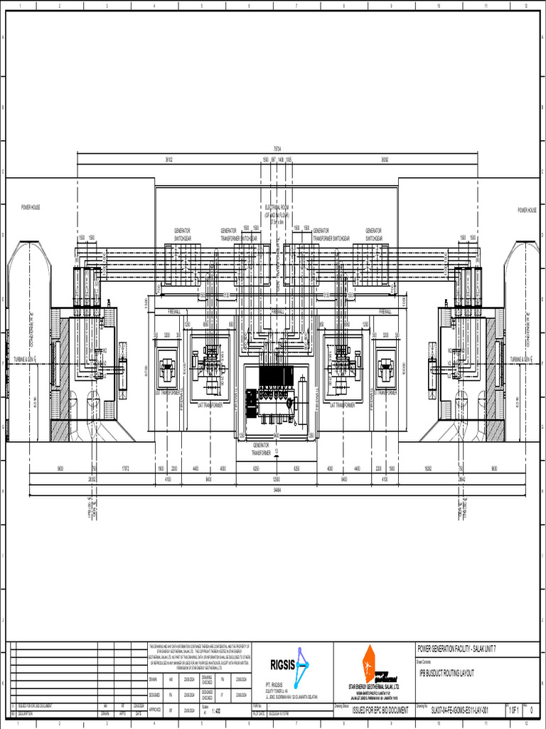 Slk07-04-Fe-Igoms-Es11-Lay-001 Ipb Busduct Routing Layout 23-06-2024 | PDF