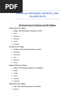 Basic Fijian Phrases and Greetings | PDF