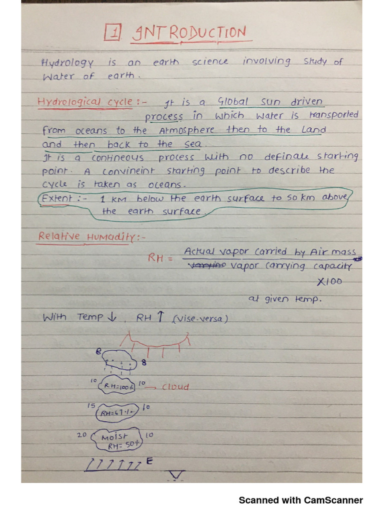 Hydrology Notes Ies Master CJ | PDF