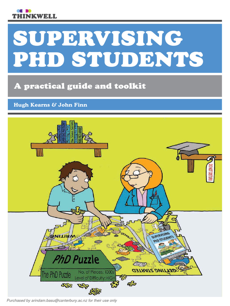 Hugh Kearns, John Finn - Supervising PHD Students. 1-ThinkWell | PDF | Doctor Of Philosophy ...