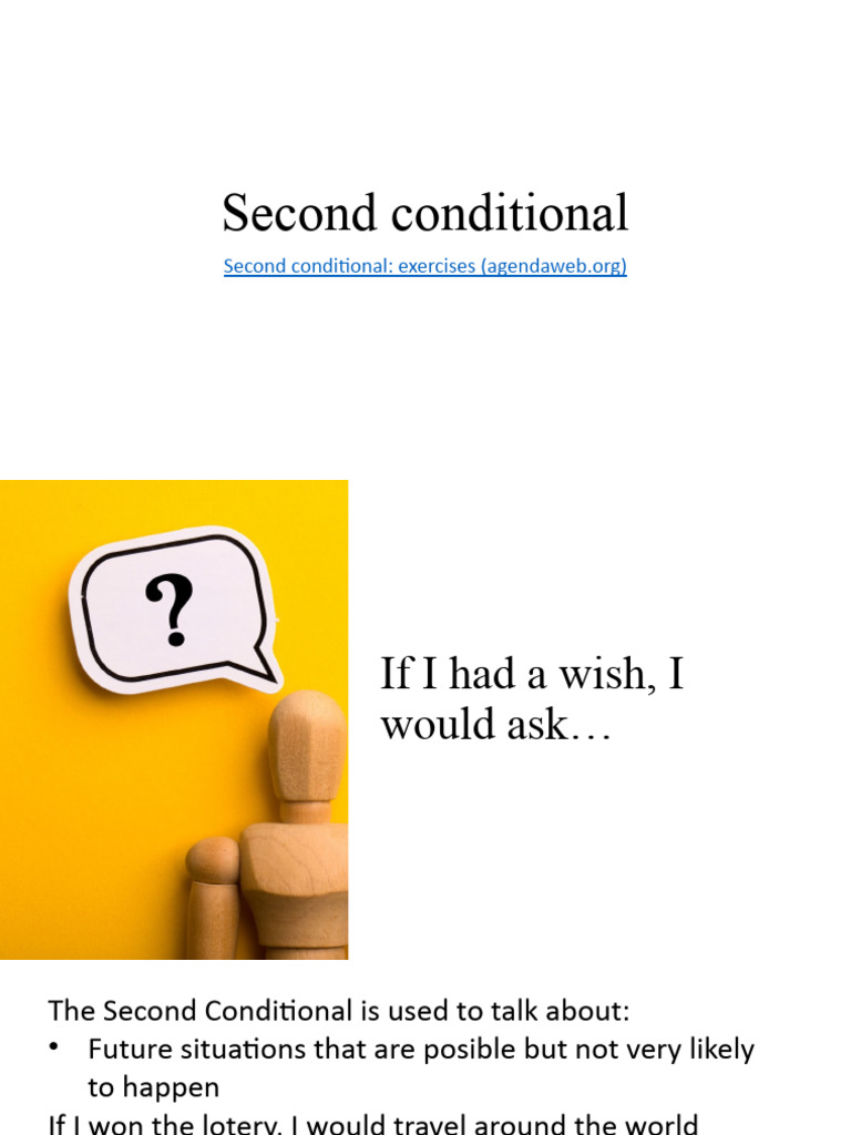 Second Conditional | PDF | Clause | Languages