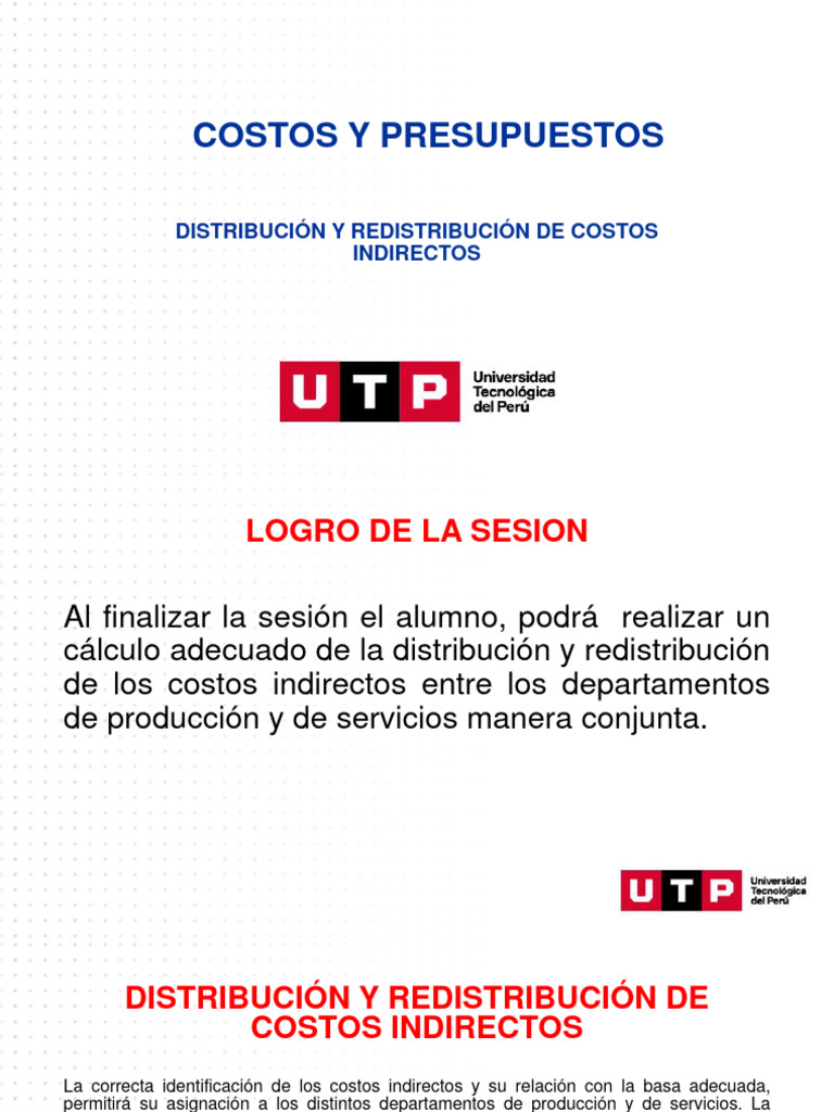 Distribución de Costos Indirectos | PDF | Presupuesto | Economias