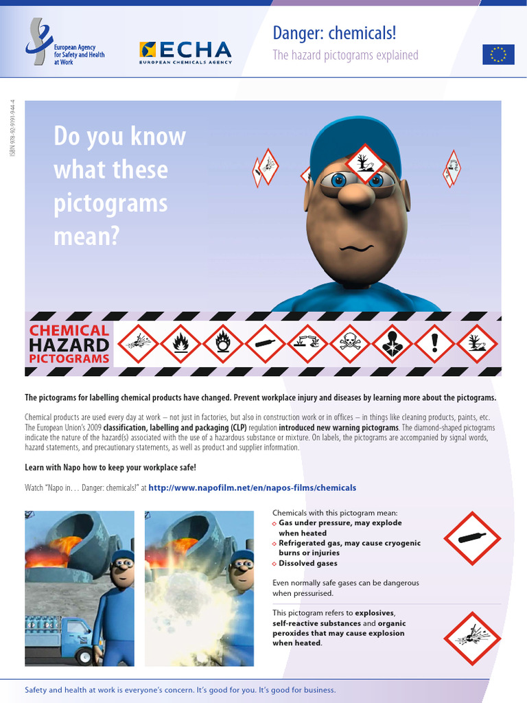 Online 121031 EN EU-OSHA Chemical Hazard Pictograms Leaflet LC | PDF ...