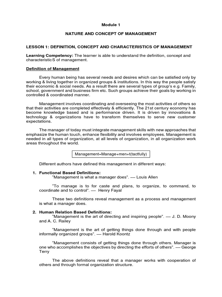 Understanding Management Concepts | PDF | Behavioural Sciences | Business