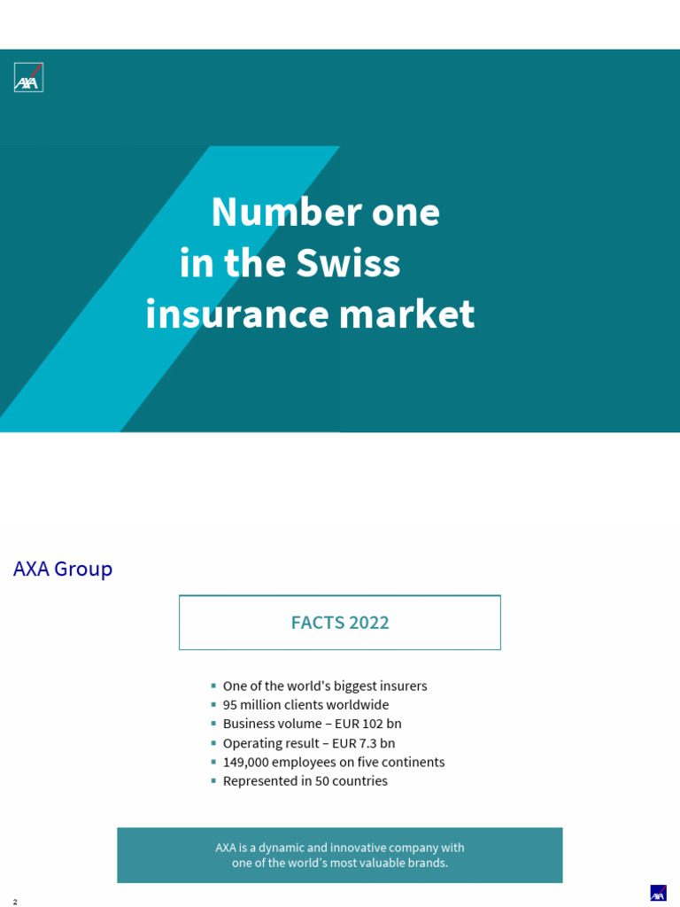 Axa CH Company Profile | PDF | Climate Change | Insurance
