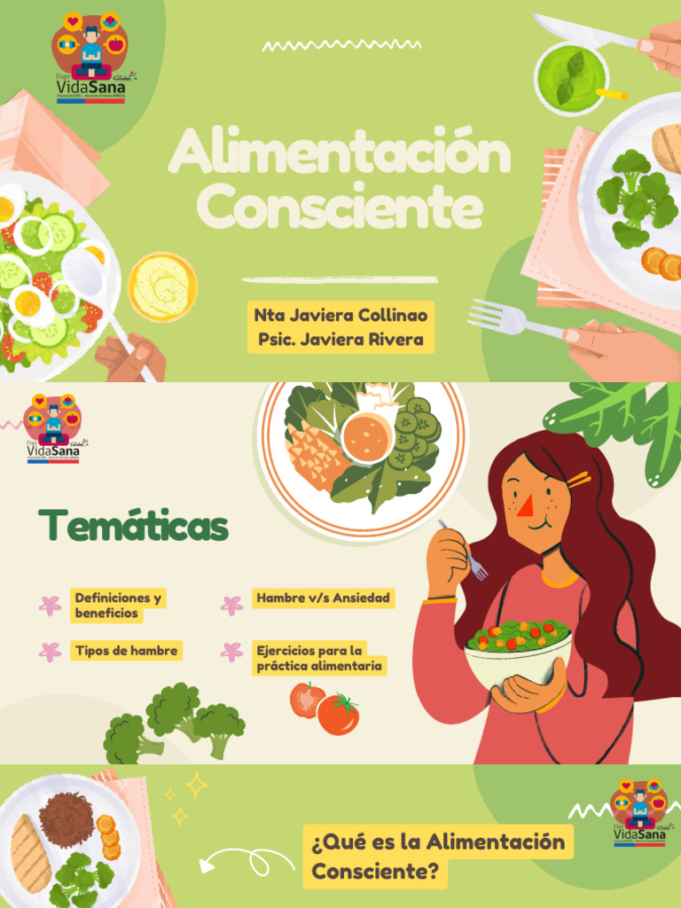 Alimentación Consciente PEVS | PDF | Alimentos | Hambre