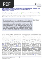 TEIQue SF v. 1.50 Scoring Key | PDF