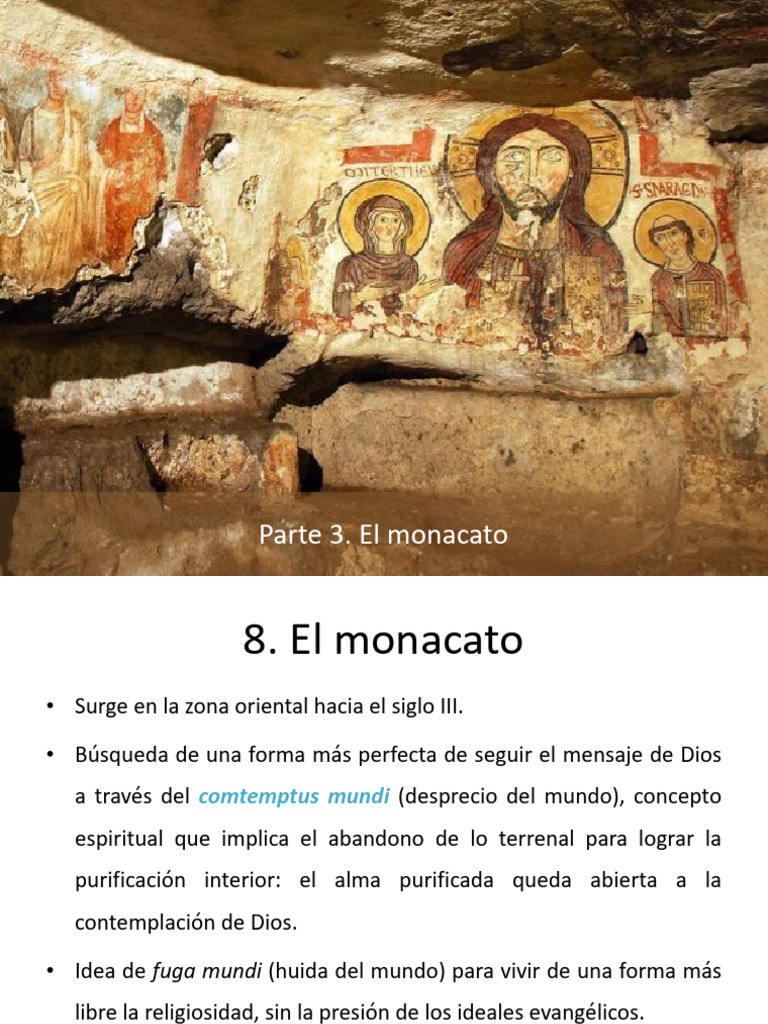 Presentación Tema 4 (Parte 3) | PDF | Monacato cristiano | Monasterio