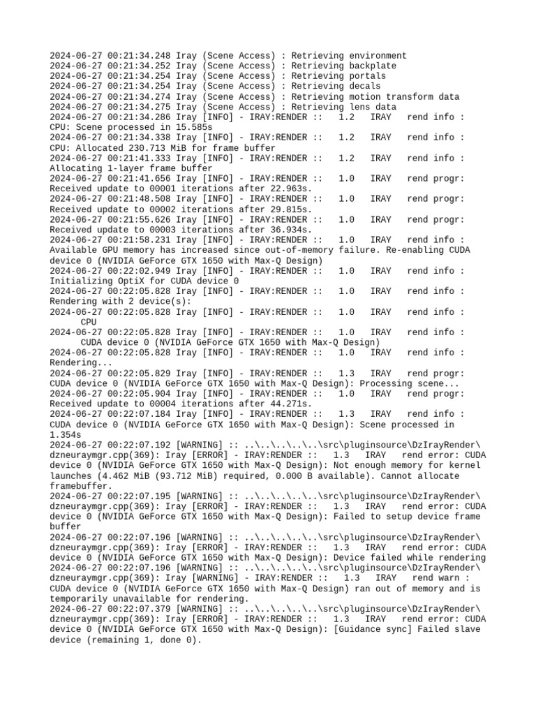 Log 3 | PDF | Graphics Processing Unit | Computer Science