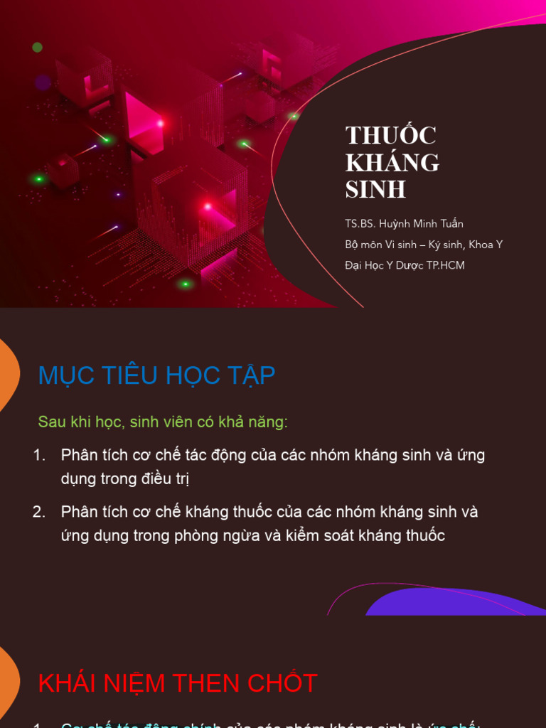 THUỐC KHÁNG SINH | PDF