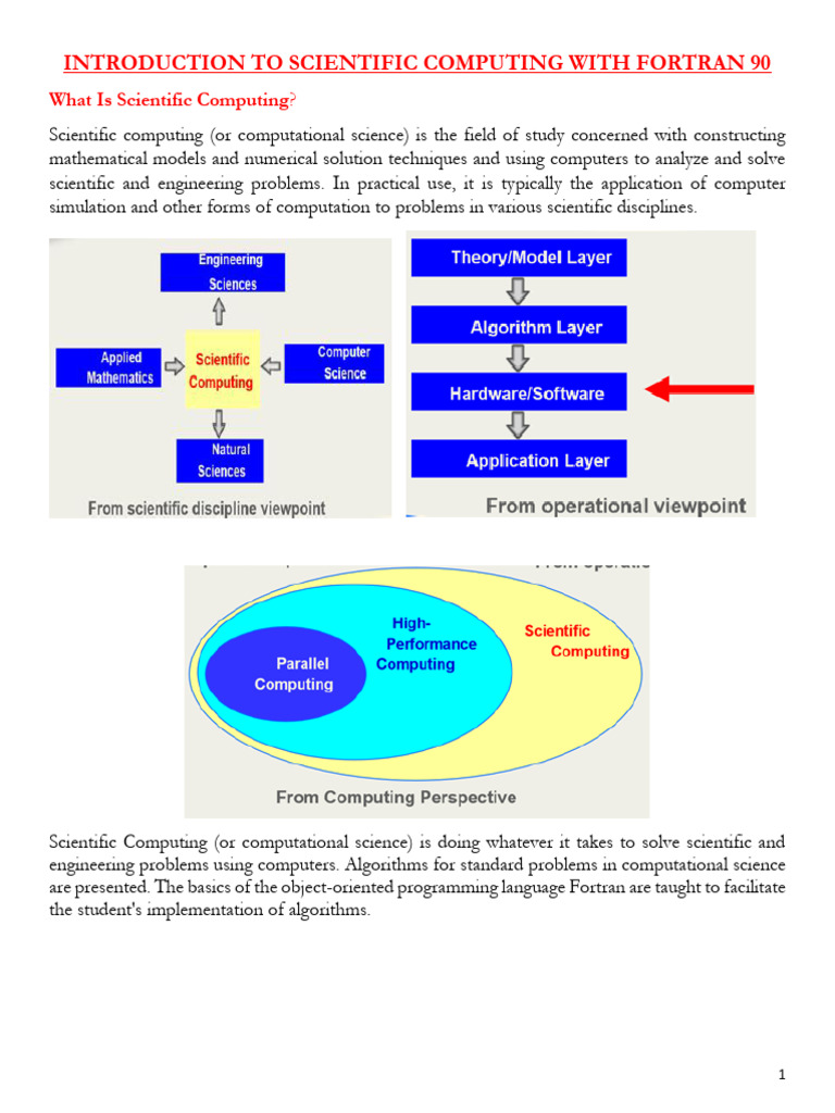 Fortran 90 Scientific Computing Guide | PDF | Programming | Computer Program