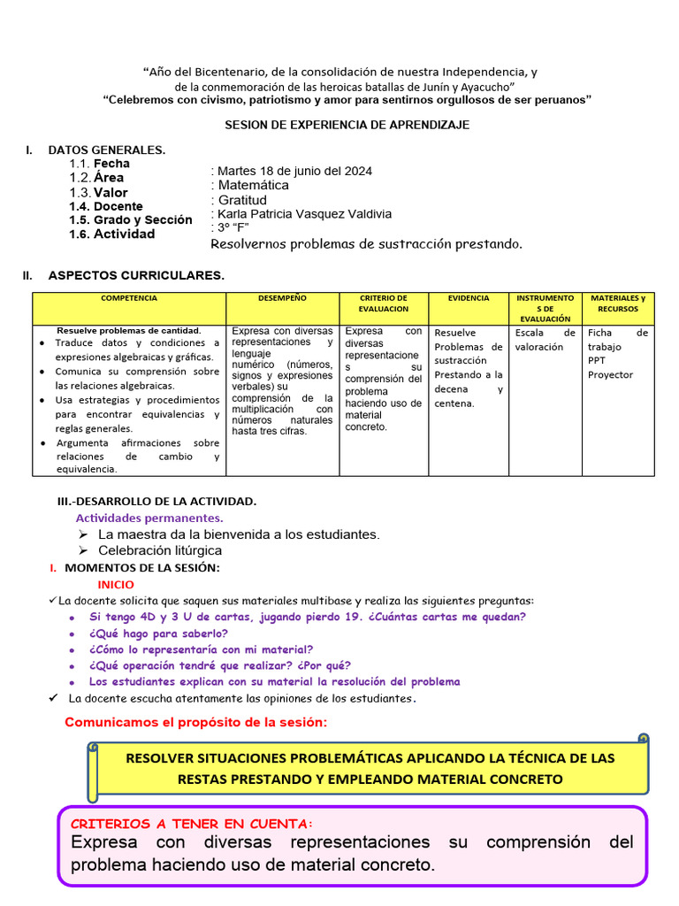 Mat Problemas de Sustraccion | Descargar gratis PDF | Sustracción | Números