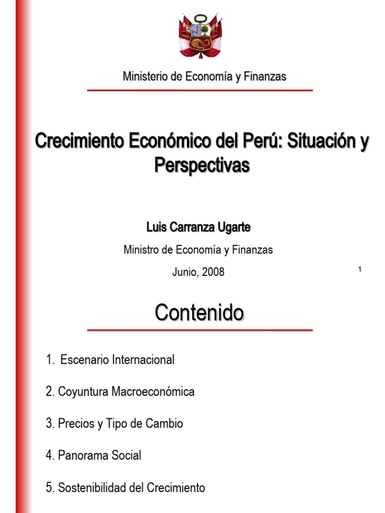 Crecimiento Economico Peru | PDF | Economias