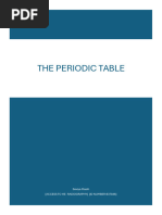 The Periodic Table (Grade 12 Chemistry) | PDF