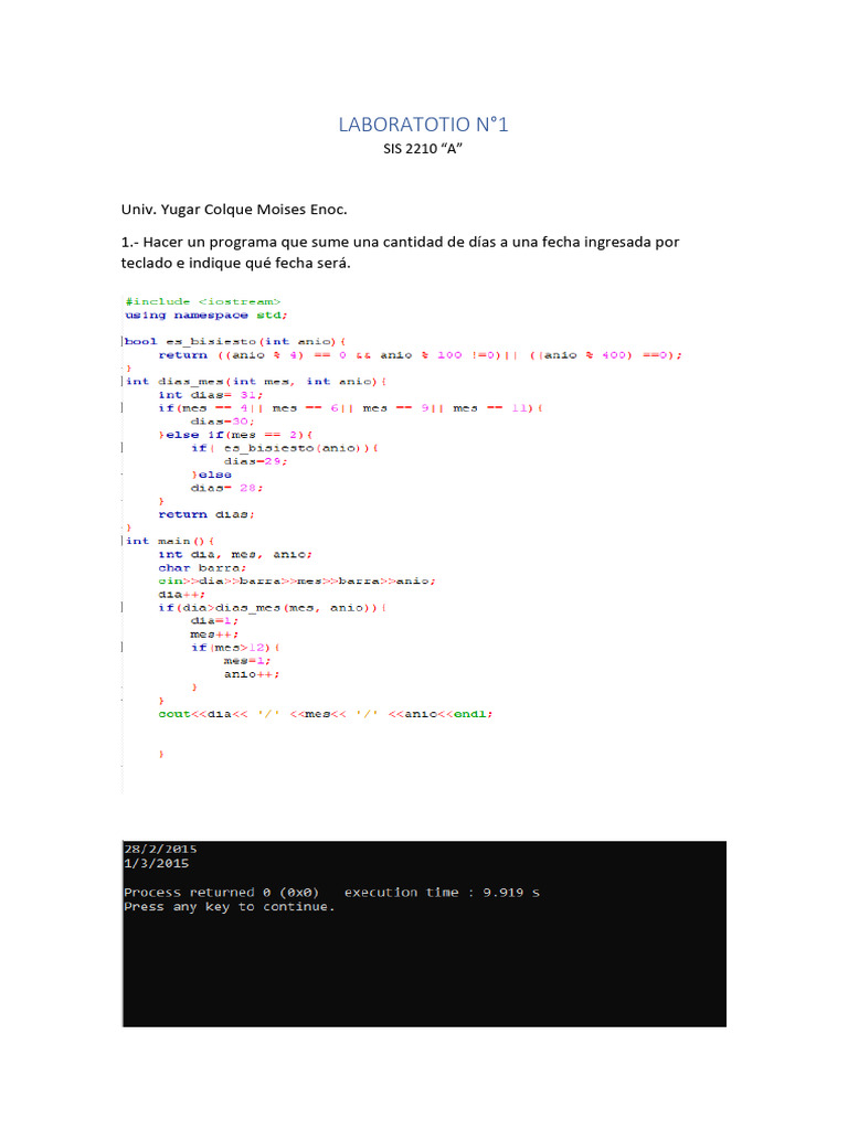 Laboratotio N1-23 | PDF | Puntero (Programación de computadora) | C