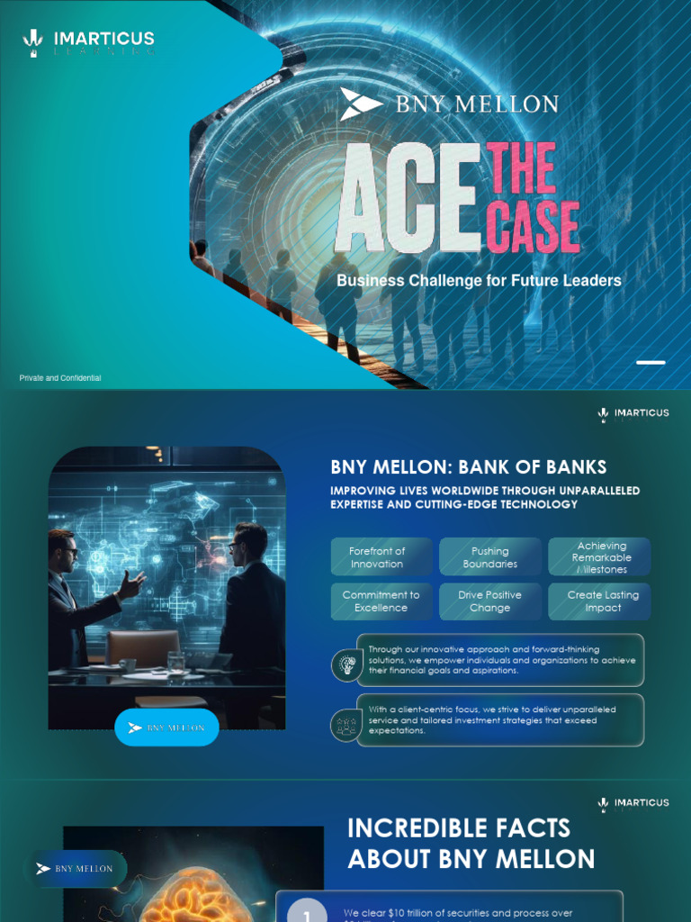 BNY MELLON - Case Study Challenge | PDF | Banks | Business