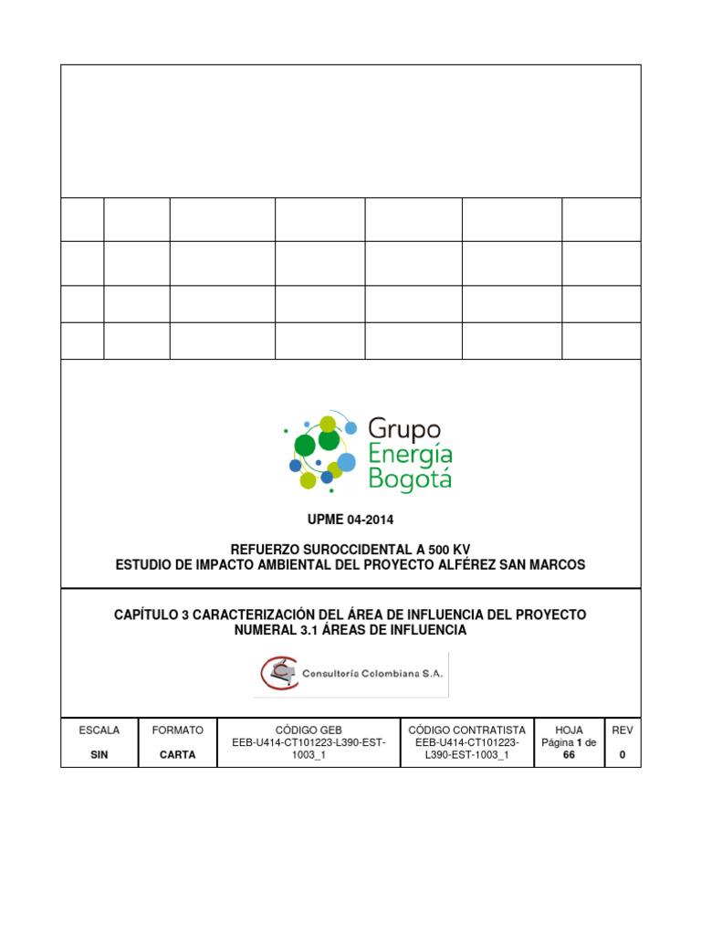 Cap 3.1 Areas Influencia ALF SM | PDF | Transmisión de energía ...