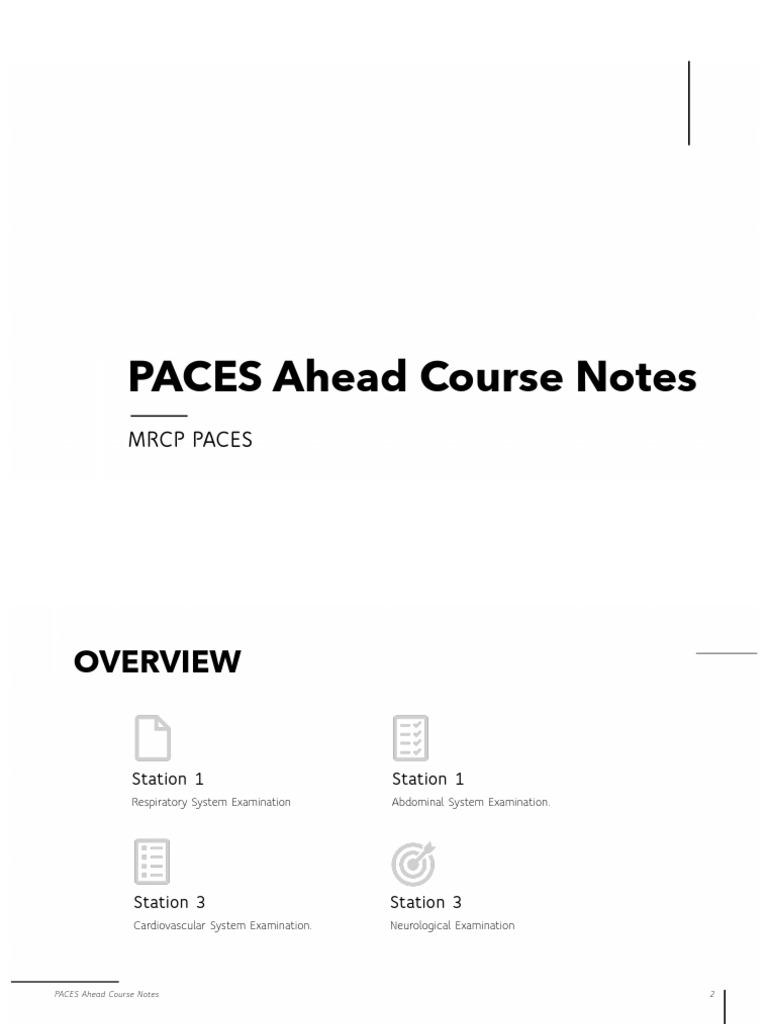 PACES Ahead Course Preread | PDF | Cirrhosis | Heart