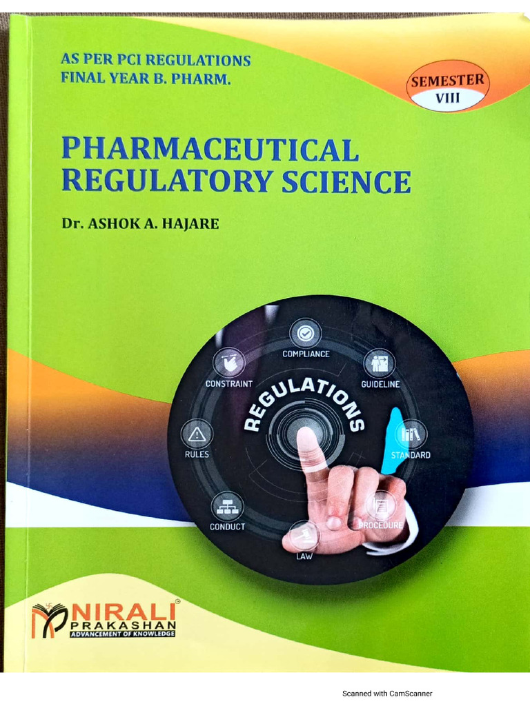 Pharmaceutical Regulatory Science (Nirali Prakashan) | PDF