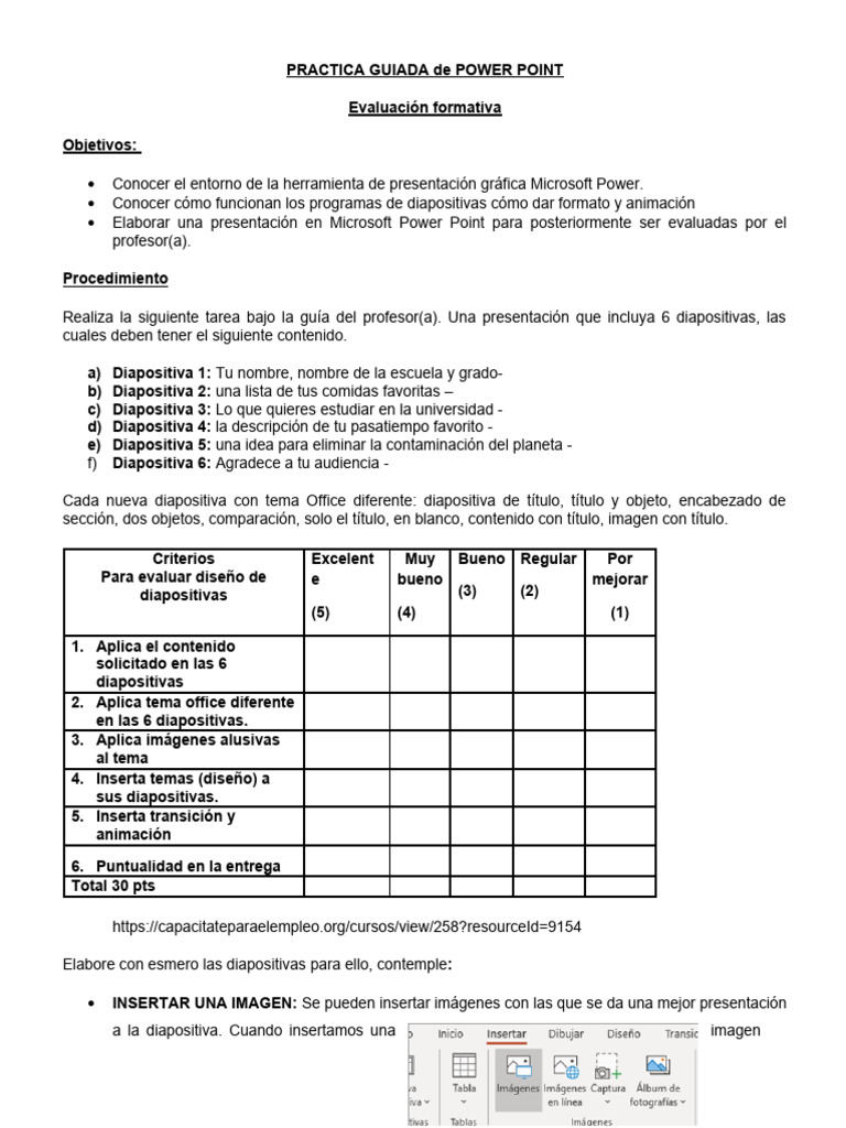 Practica Guiada de Power Point | PDF | Microsoft PowerPoint