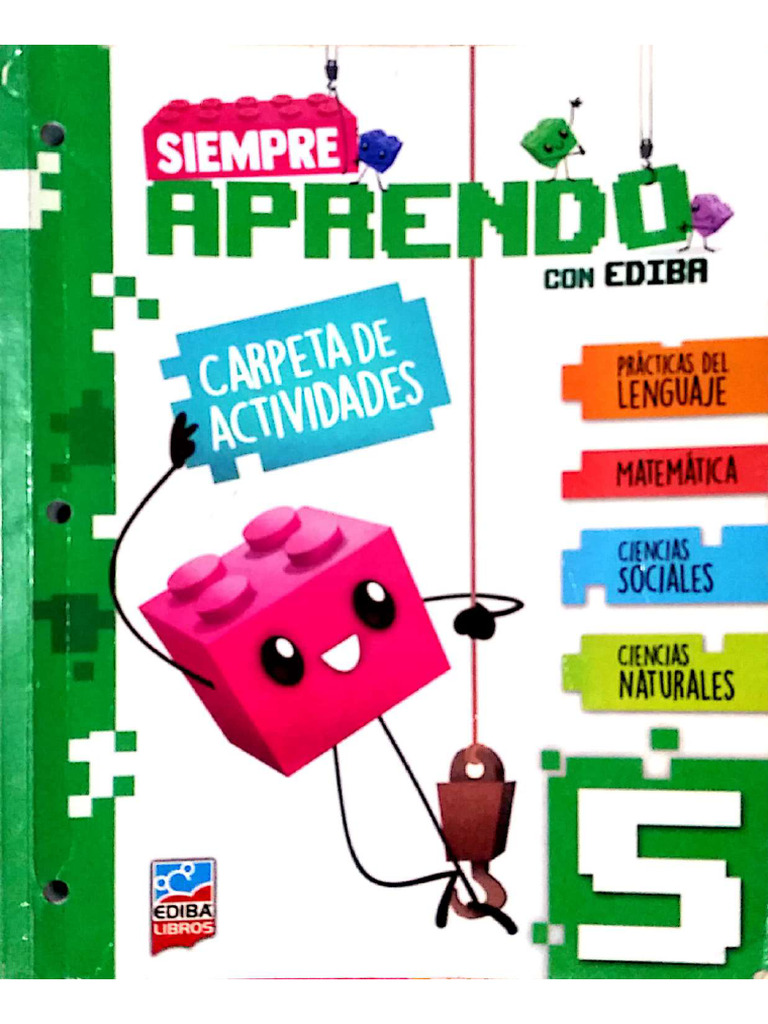 Carpeta de Actividades Siempre Aprendo Con Ediba 5 | PDF