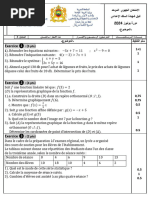 Examen Régional Mathématiques 3AC | PDF | Géométrie | Mathématiques