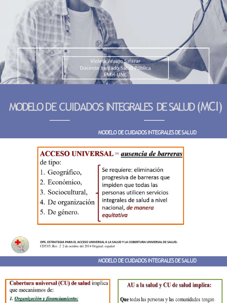 Qué es el Modelo de Cuidado Integral | PDF | Perú
