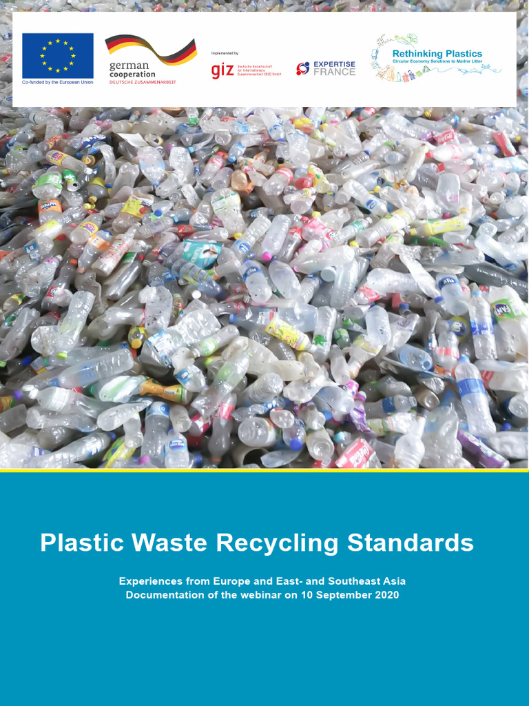 Webinar Plastic Waste Recycling Standards 10 September 2020 ...
